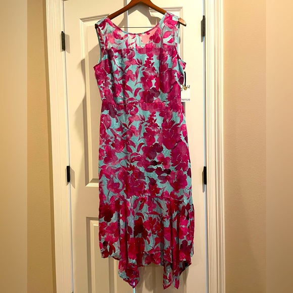 Kensie | Dresses | Kensie Pink Blue Dress Perfect For Gender Reveal ...